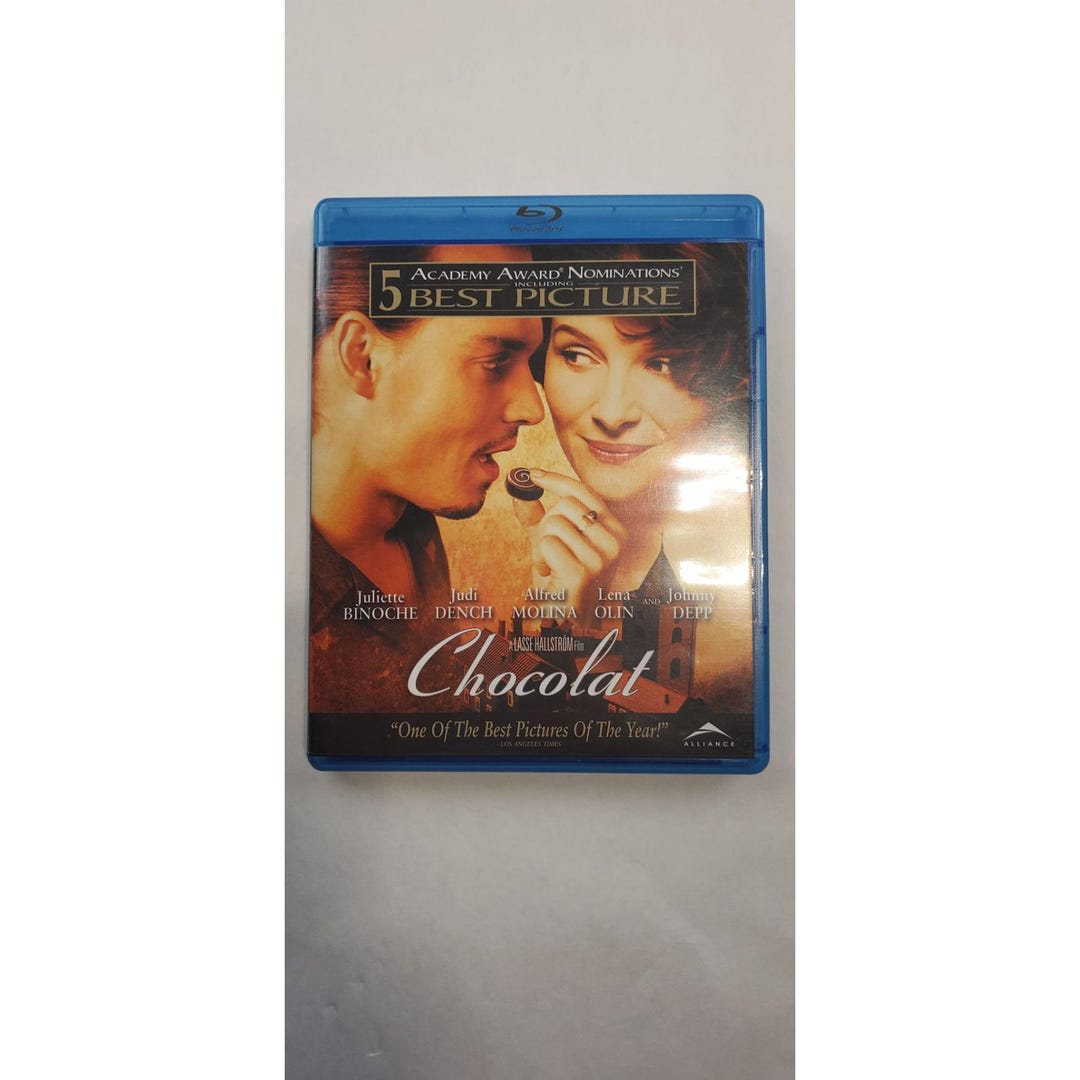 Chocolat Blu-ray DVD 2000 Juliette Binoche Johnny Depp - Etsy