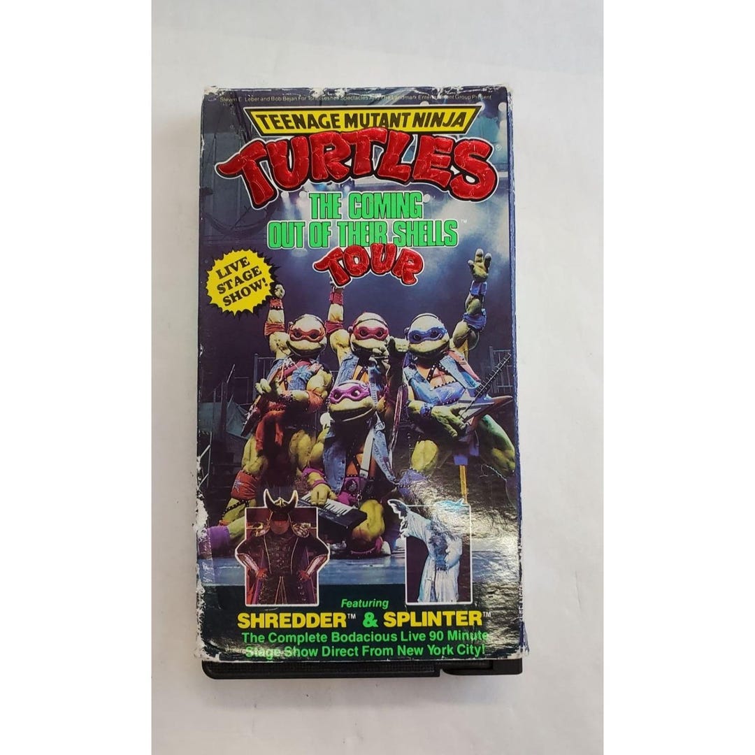 Teenage Mutant Ninja Turtles: the Coming Out of Their Shells Tour VHS ...
