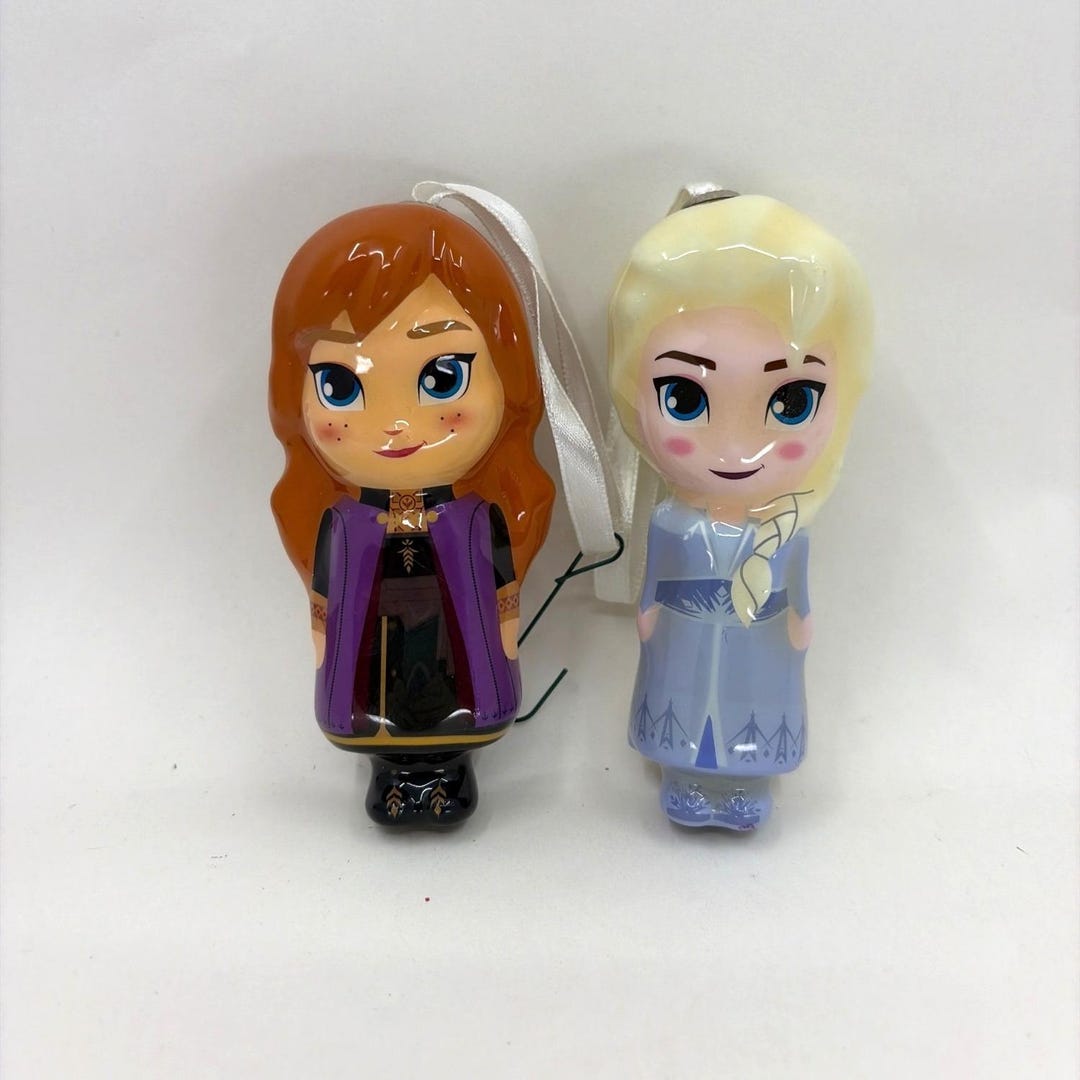 Hallmark Disney Frozen 2 Elsa Anna Christmas Tree Ornaments 2019 ...