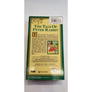 The Tale of Peter Rabbit VHS 1992 - Fully Animated - Carol Burnett - Etsy