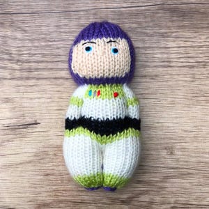 Hand-knitted Buzz Lightyear, Palm-sized Soft Doll. Handmade in All New ...