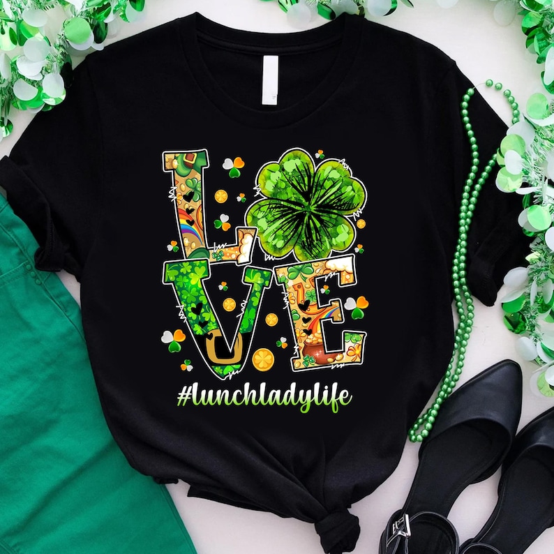 23 Png St. Patrick's Day Lunch Lady, Lunch Lady Shamrock, Cafeteria ...