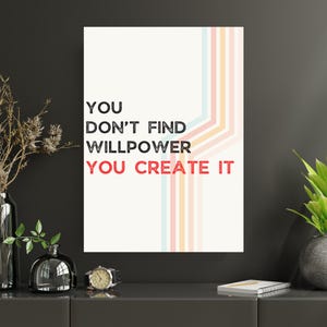 Motivational Wall Art Printable Growth Mindset Quote Office Decor ...