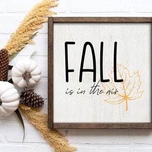 Fall is in the Air Printable Wall Art | Instant Download | Seasonal ...