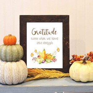 Gratitude Printable Wall Art Instant Download Seasonal Printables ...