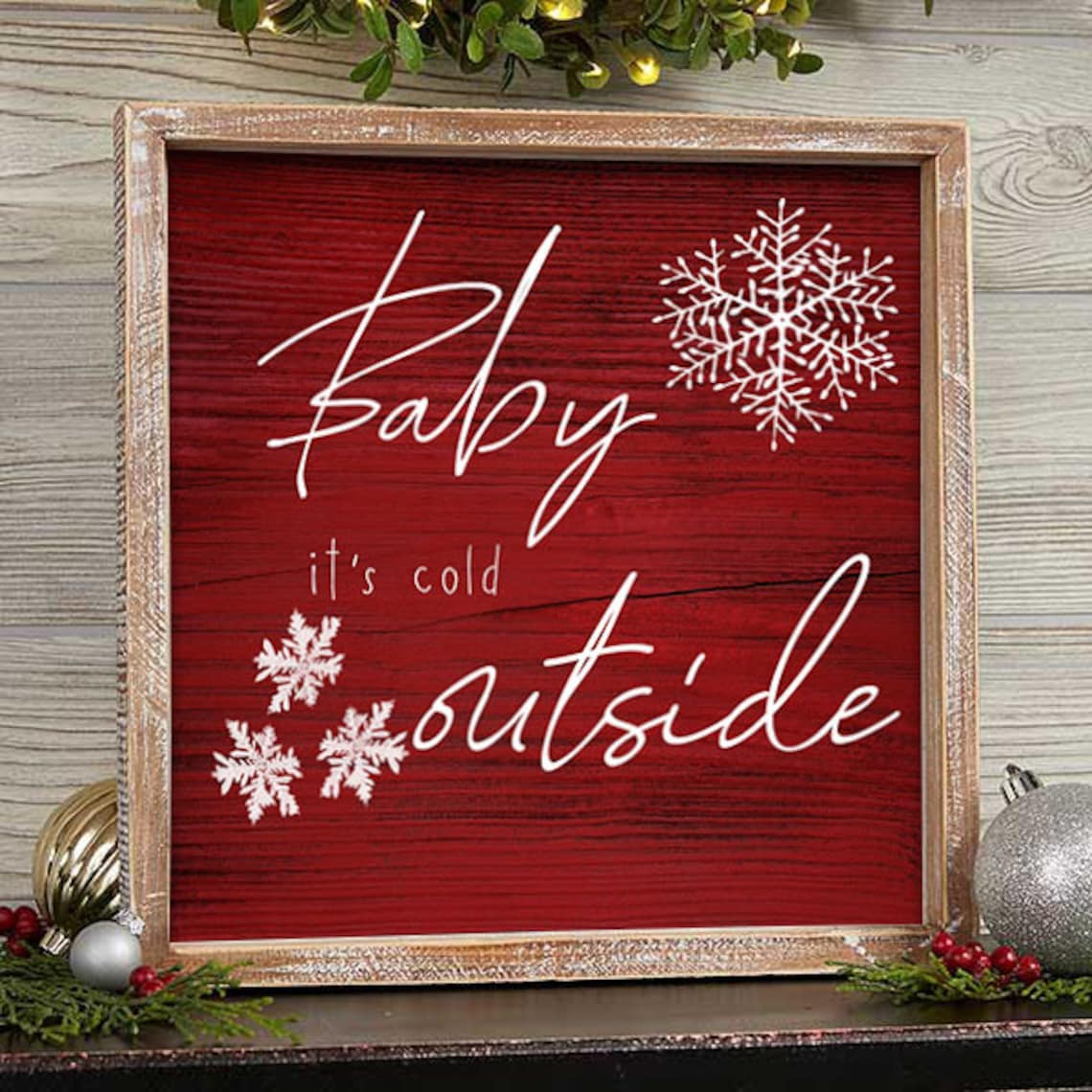 BABY ITS COLD Outside Printable Wall Art Instant Download - Etsy
