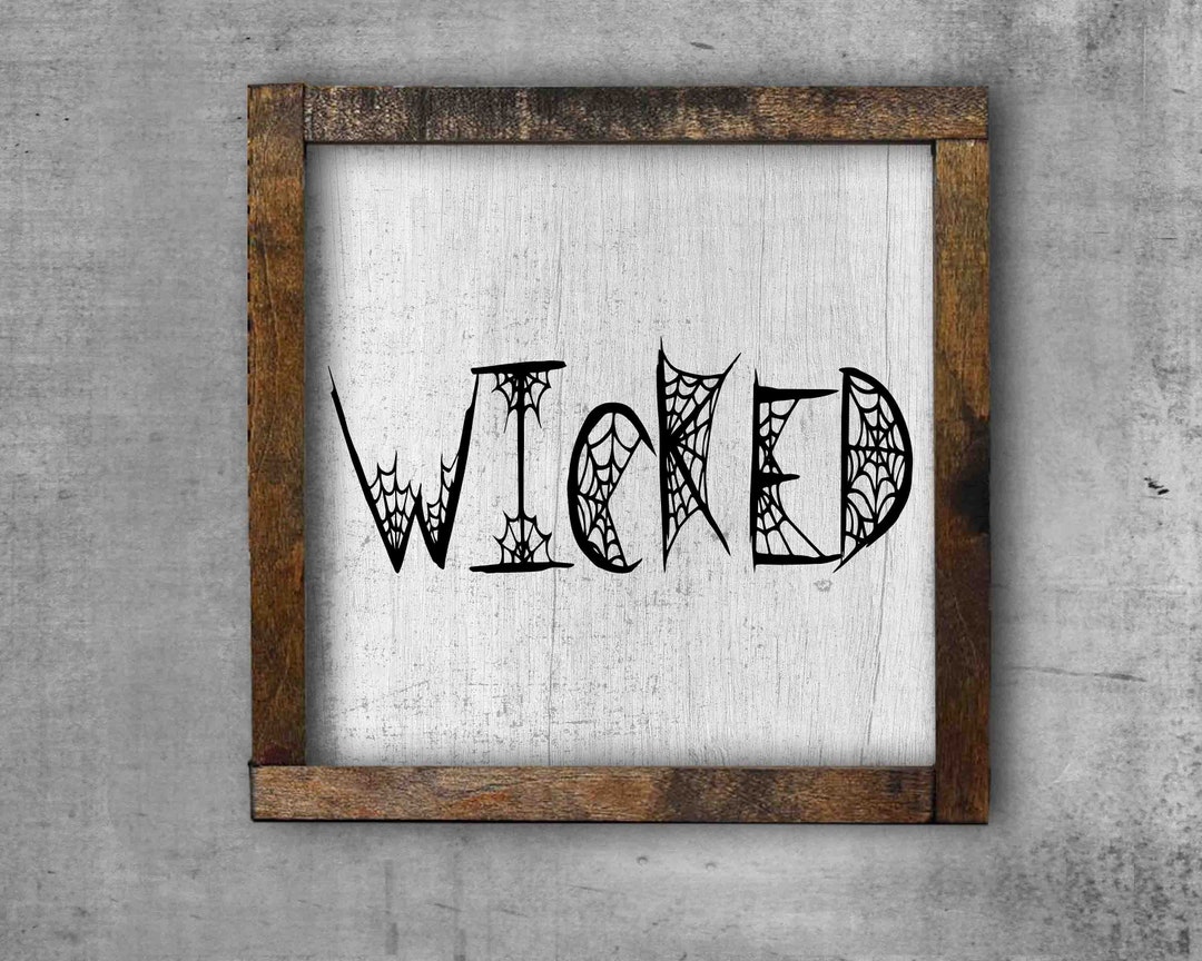 Wicked Printable Wall Art Instant Download Seasonal Printable Halloween ...