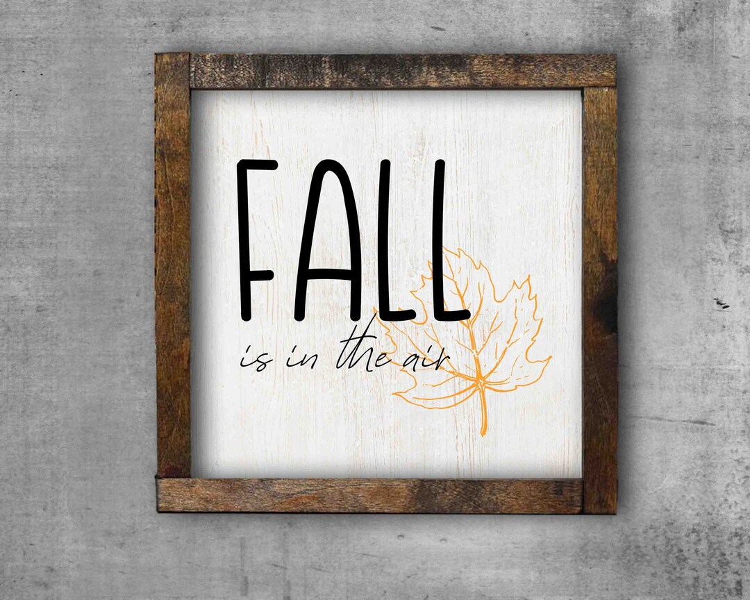 Fall is in the Air Printable Wall Art | Instant Download | Seasonal ...