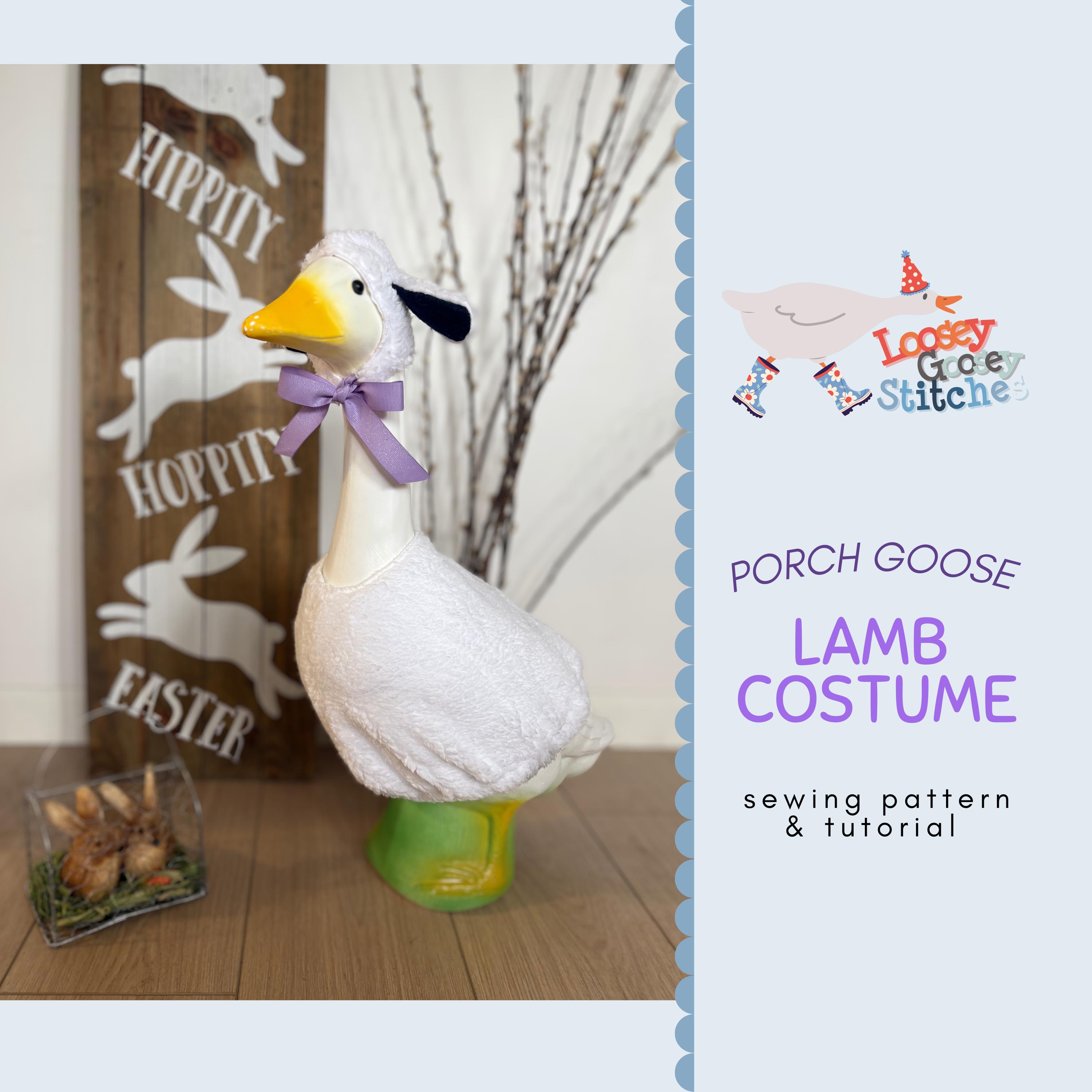 Goose Sewing Pattern, Goose Clothing Pattern, Porch Goose, Goose ...