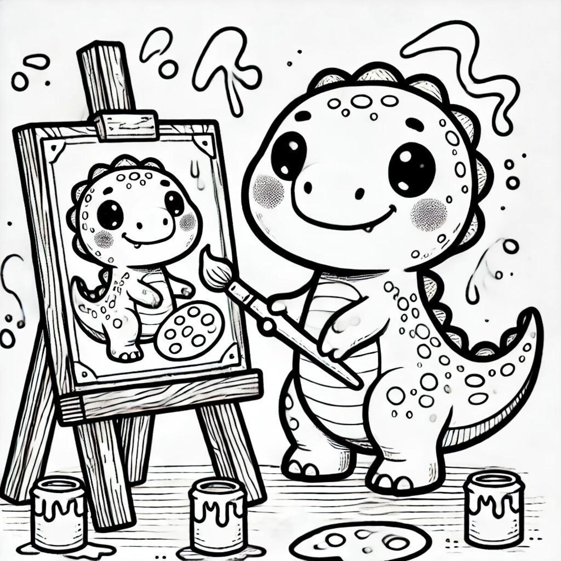 Dino World Adventures Coloring Book – 30+ Page Printable Dinosaur ...