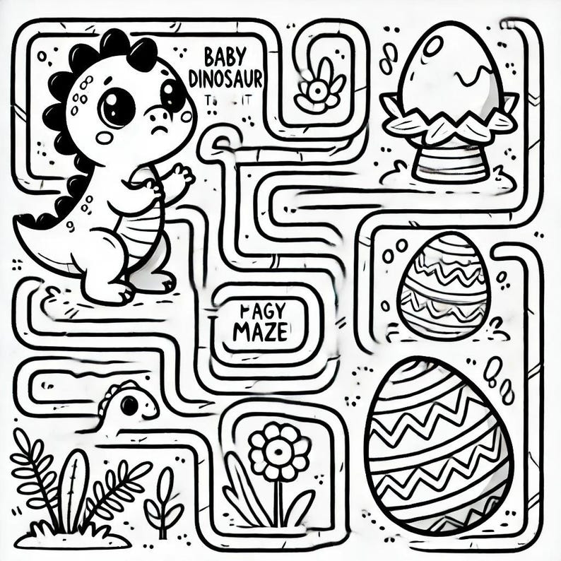 Dino World Adventures Coloring Book – 30+ Page Printable Dinosaur ...