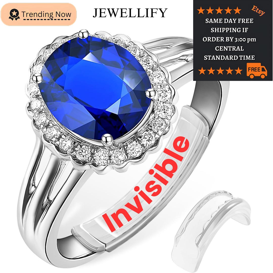 Ring Size Adjuster Reducer, 8-size Package, Super Soft for Loose Rings ...