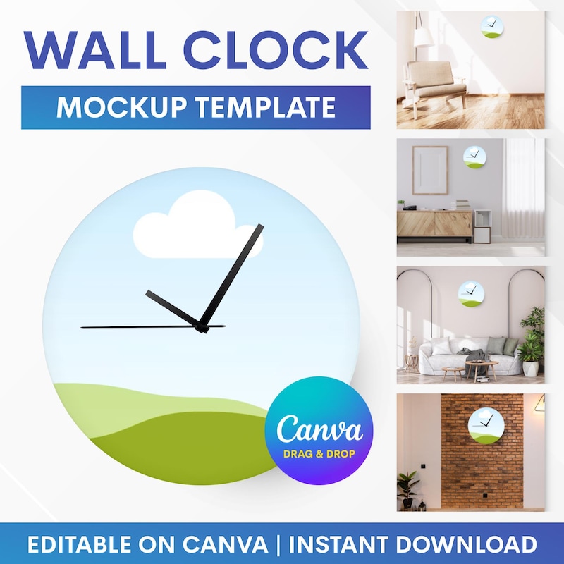 Digital Clock With Lights - Etsy