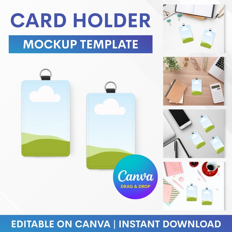 Work Id and Card Holder - Etsy