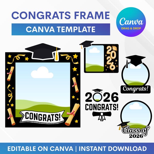 Graduation Picture Frames - Etsy
