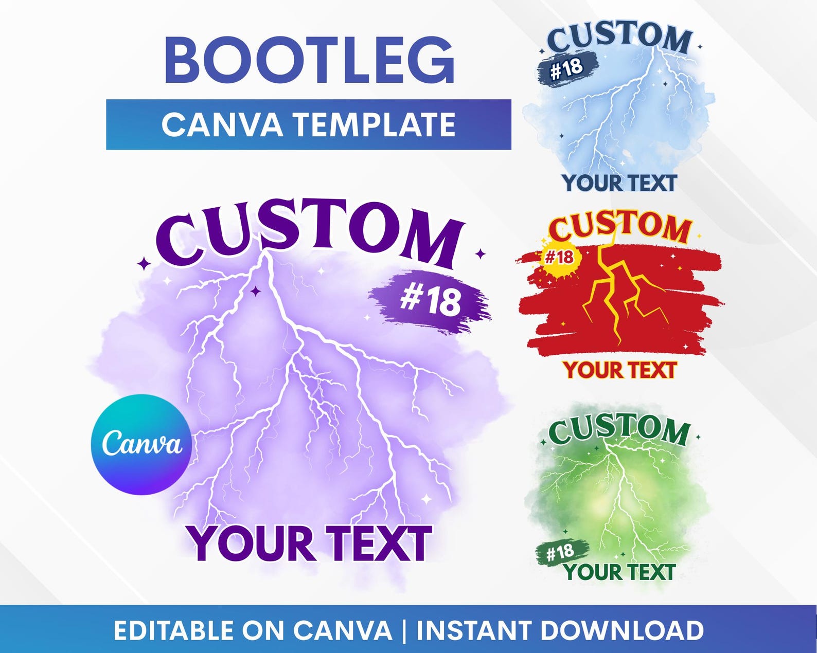 Bootleg Canva Template, Custom Bootleg Template, Bootleg Template for ...
