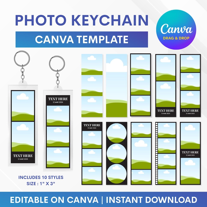Photobooth Key Chains - Etsy