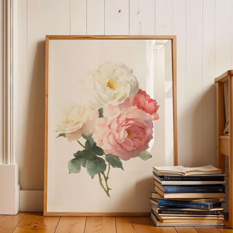 David Austin Rose Prints - Etsy