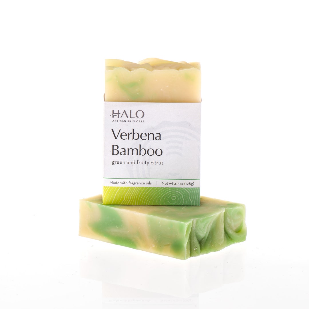 Verbena Bamboo Bar Soap Vegan Soap Cold Process Bar Soap Etsy