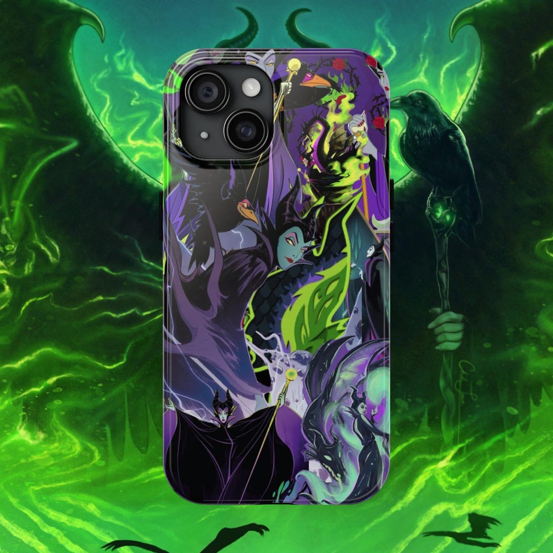 Maleficent Villain iPhone Case, Disney Sleeping Beauty, Tough Phone ...