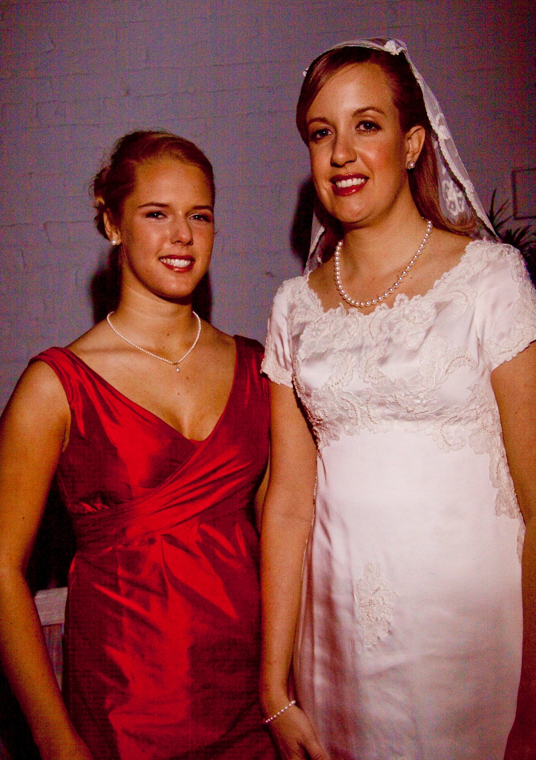 White Or Red Wedding Gown Bridal Alternative Wedding Dress Etsy