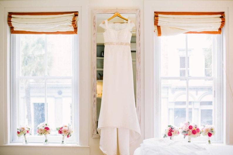 Custom Open Back Deep V Back Cap Sleeve Lace Wedding Dress Wedding Gown ...