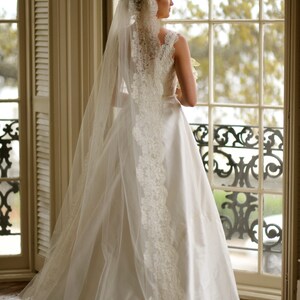 Custom Made to Order Open Back Deep V Back Lace Dress Lace Wedding Gown ...