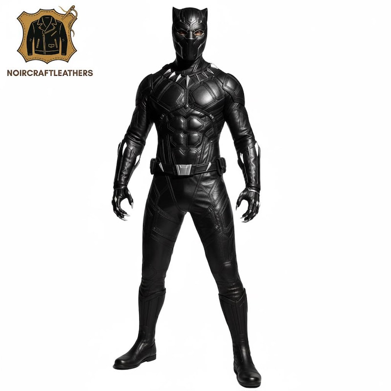 Black Panther Jacket Men - Etsy UK