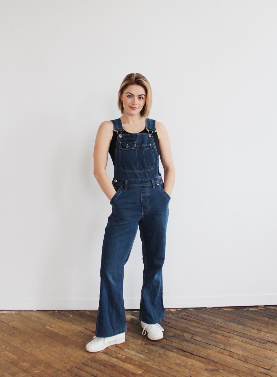 BOOTCUT FLARE OVERALLS- M, Silver Jeans, Bell Bottom, Vintage Denim ...