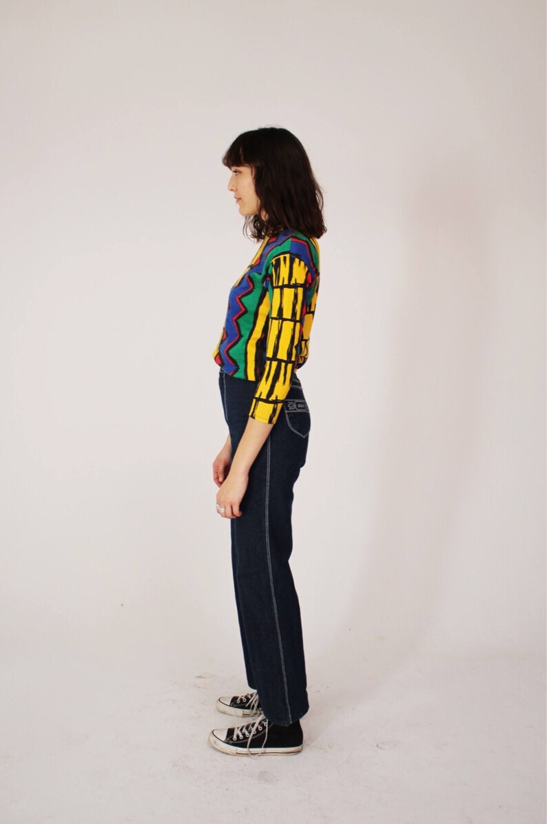 90s High Waist Gitano Jeans Dark Wash 27 Slim Cut High - Etsy