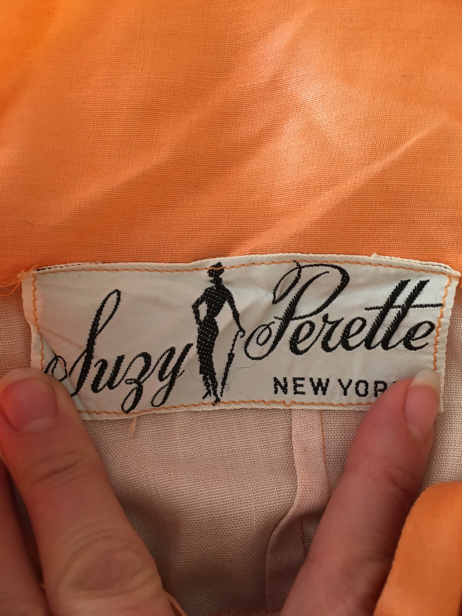 1950s SUZY PERETTE Peach Dress Hourglass Bombshell Pinup 2 - Etsy