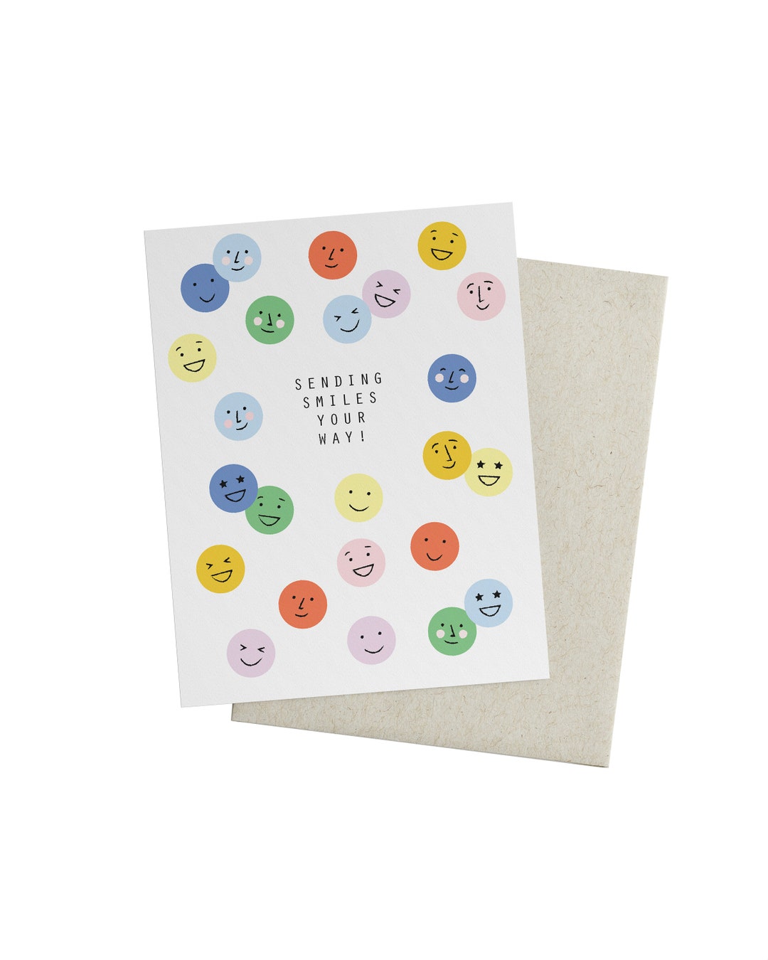 Sending Smiles Card - Etsy