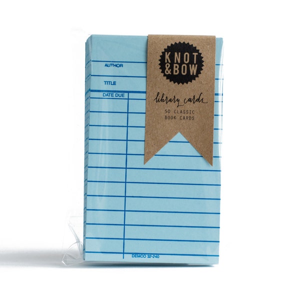 Library Card Place Cards - Etsy