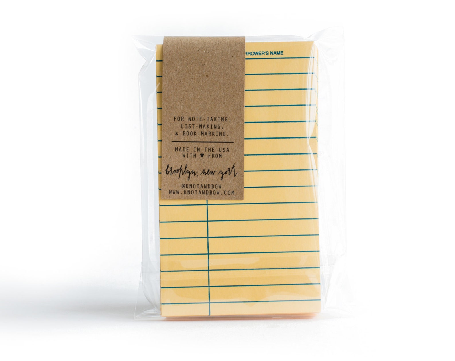 50 Goldenrod Yellow Library Cards - Etsy