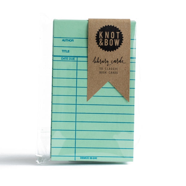 Library Card Place Cards - Etsy