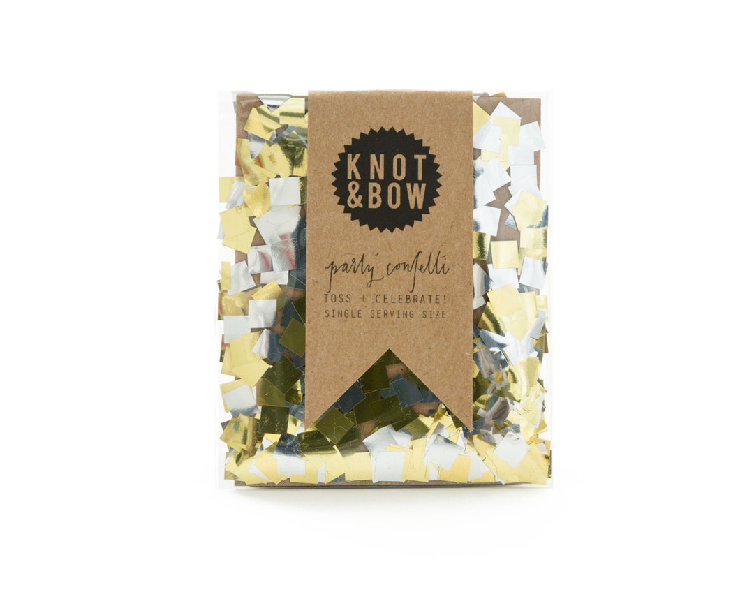 Metallic Party Confetti Single Serving Size™ | Gold Silver - Etsy