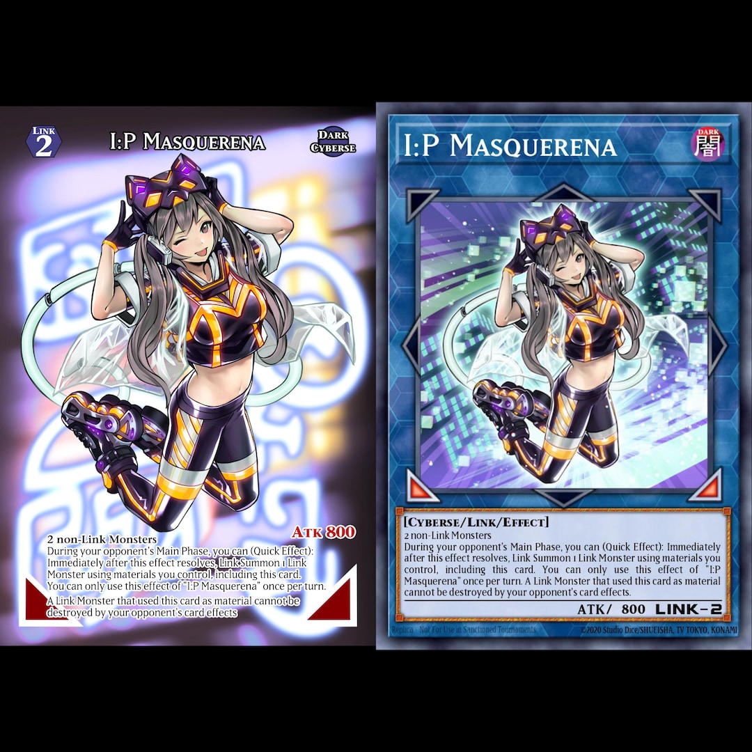 Full Art I:P Masquerena Yugioh Foil Card - Etsy
