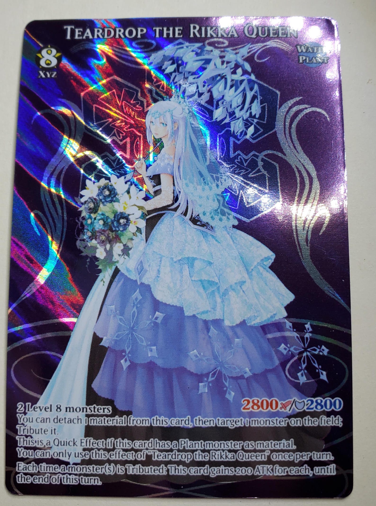 Full Art Teardrop the Rikka Queen Yugioh Foil Card - Etsy