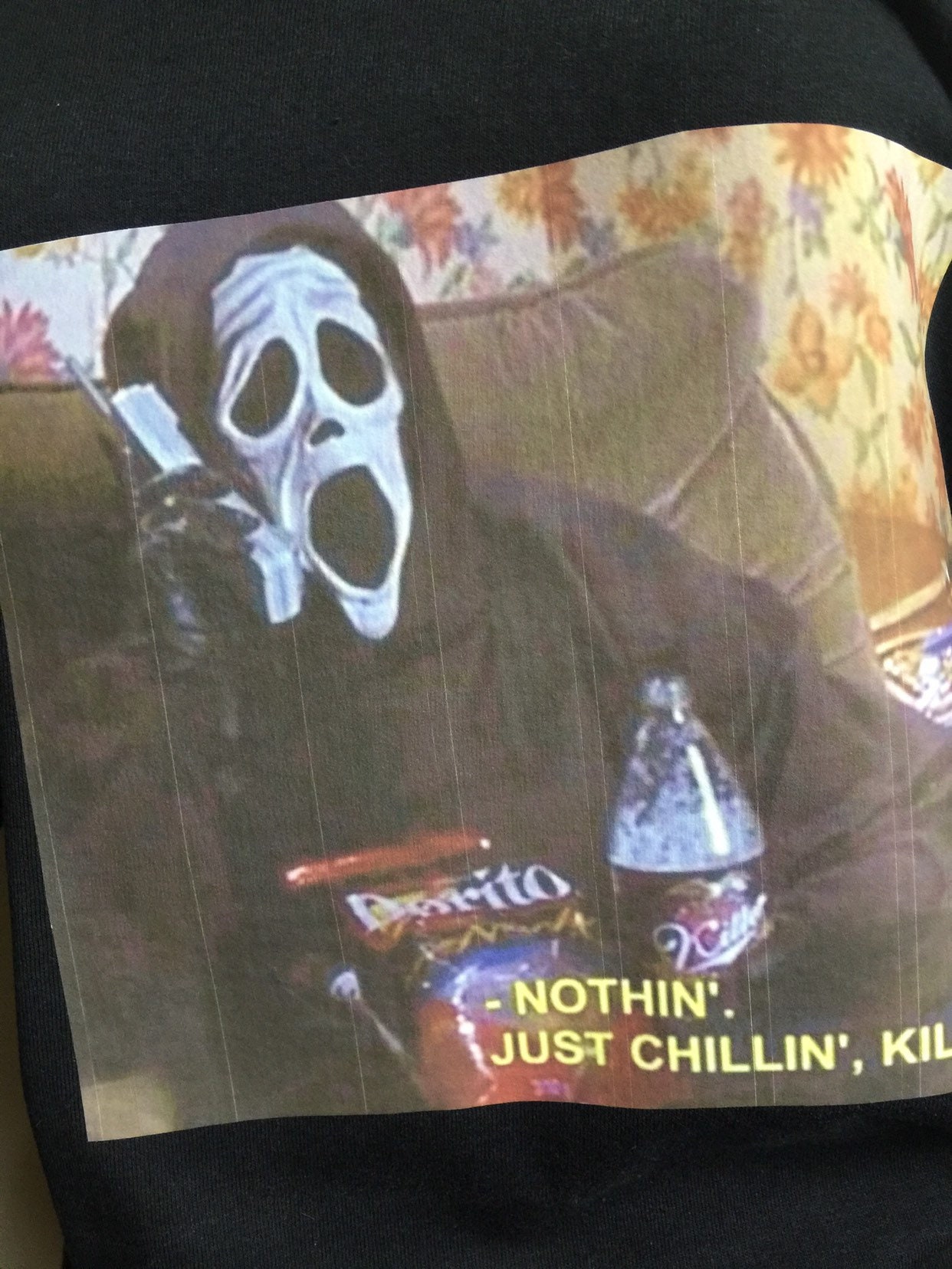 Scary Movie Chillin Killin off the Shoulder Tee Shirt Scream | Etsy