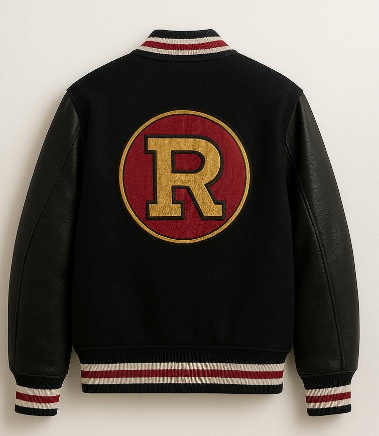 Embroidered Black Varsity Jacket: Wool & Leather Letterman Jacket - Etsy