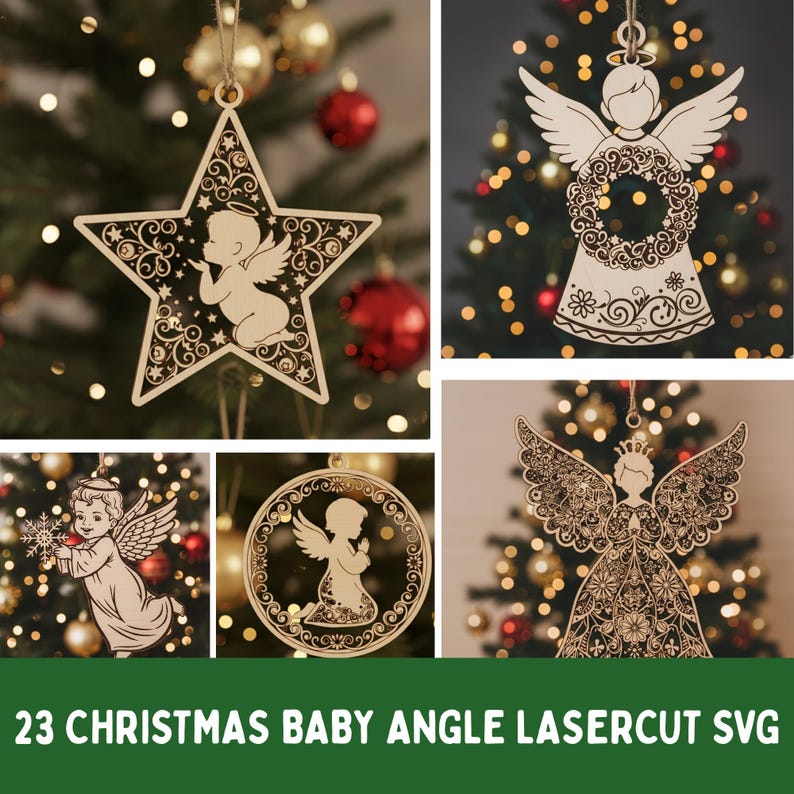 Baby Angel Laser Cut File |angel Svg Layered Cut Design |baby Angel ...