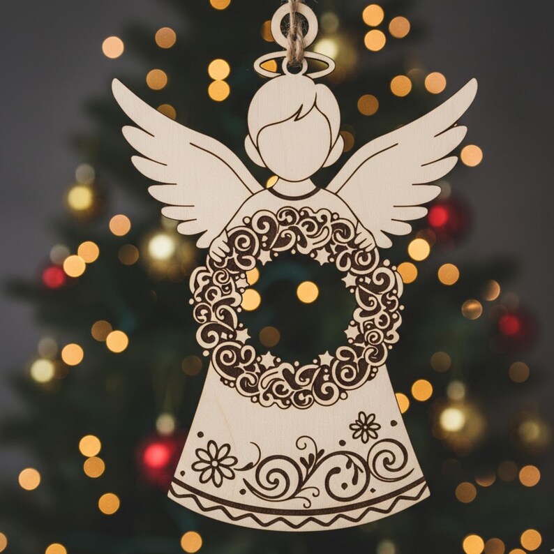 Baby Angel Laser Cut File |angel Svg Layered Cut Design |baby Angel ...
