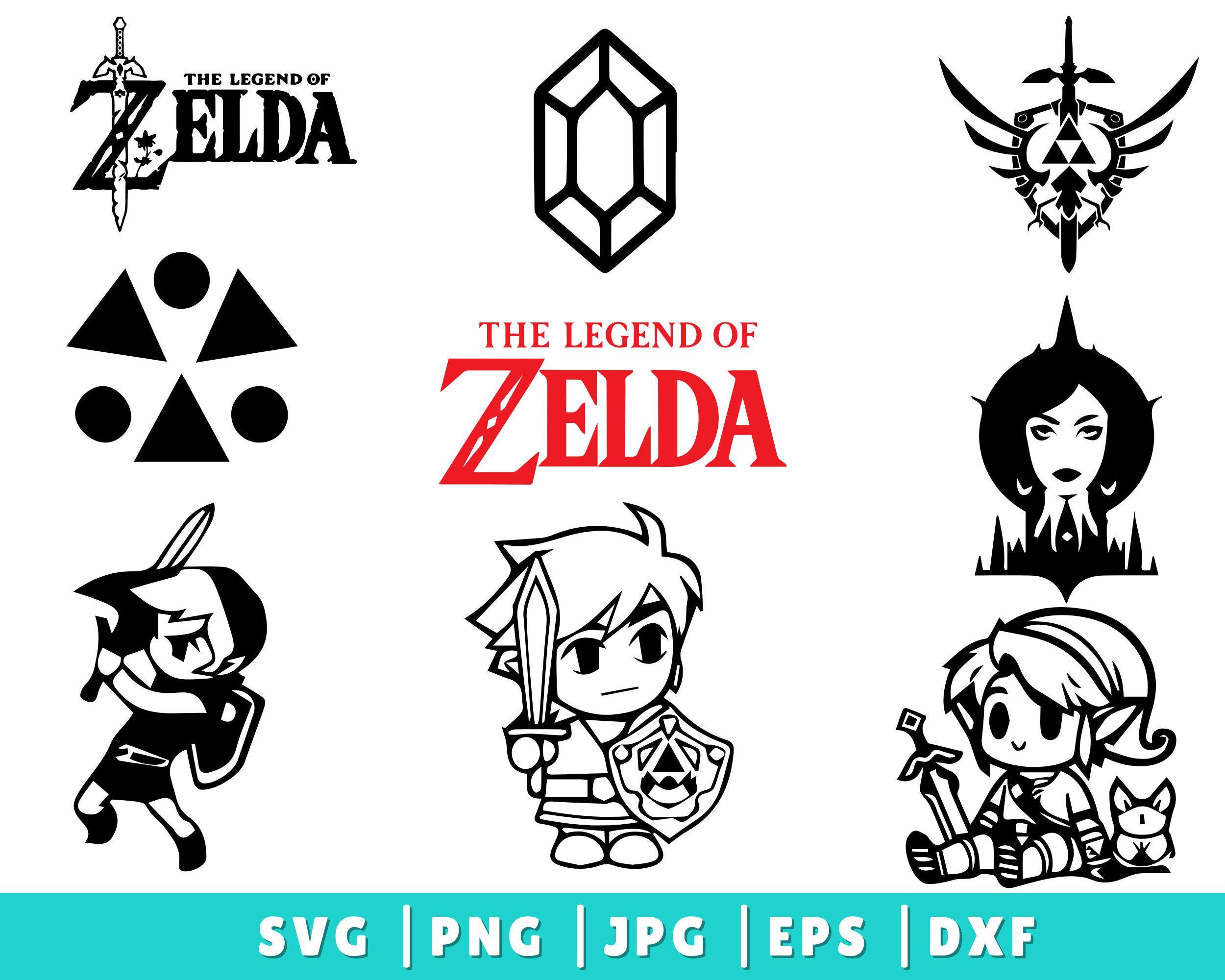Zelda Game Png,logo Zelda Svg,legend of Zelda,zelda Svg, Cricut Files ...