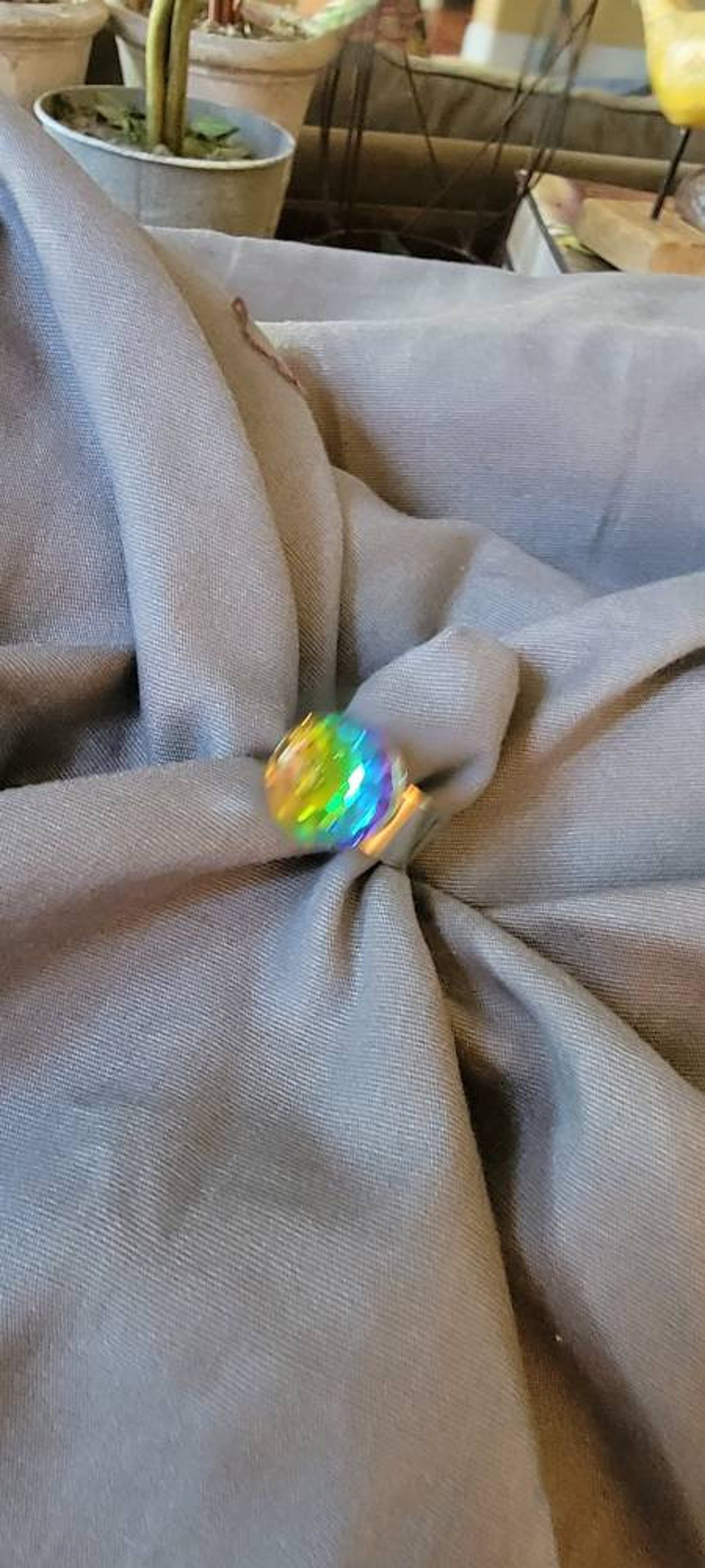RARE Vintage SWAROVSKI Rainbow Watermelon Vitrail Fireball | Etsy