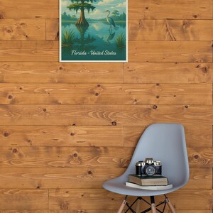 EVERGLADES National Park Poster – Florida Wildlife Wall Art – Retro ...