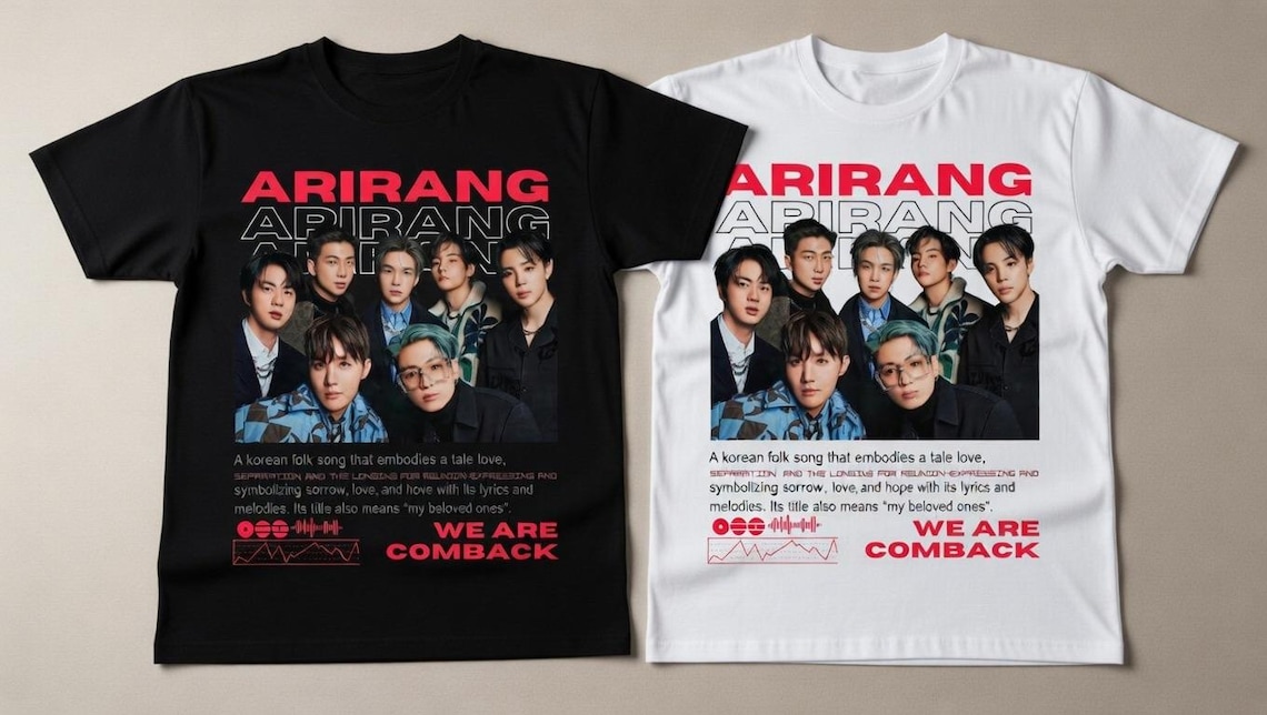 BTS Arirang Poster | Kpop Fan Art Printable (svg, Pdf, Png) - Etsy