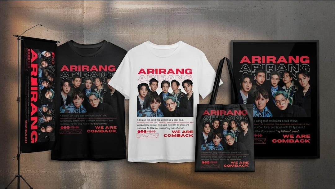 BTS Arirang Poster | Kpop Fan Art Printable (svg, Pdf, Png) - Etsy