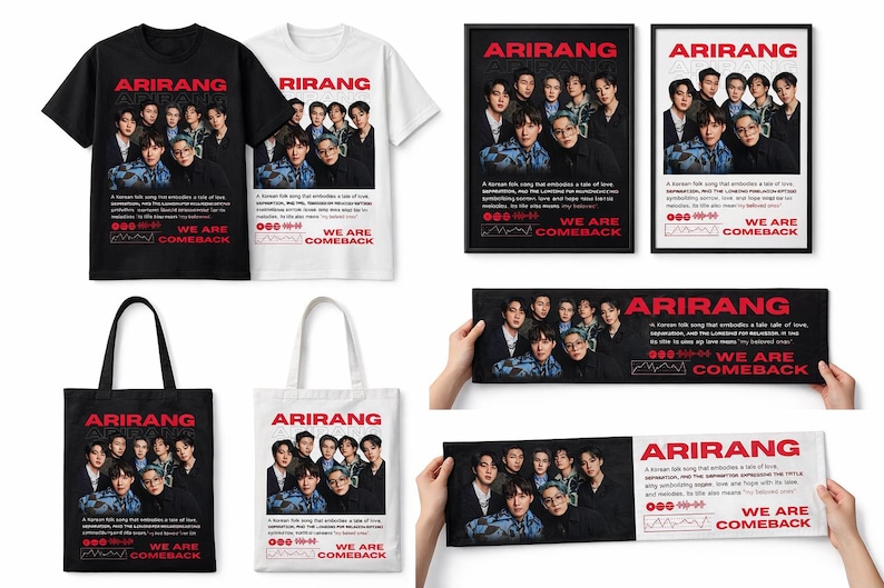 BTS Arirang Poster | Kpop Fan Art Printable (svg, Pdf, Png) - Etsy