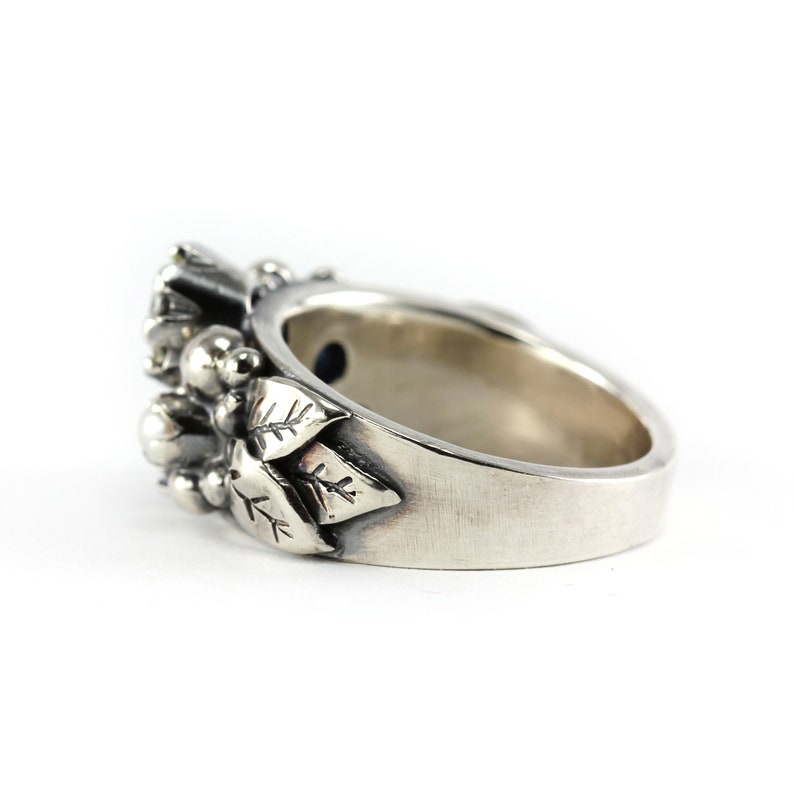 Custom Mother's Ring Garden Ring in Sterling Silver | Etsy