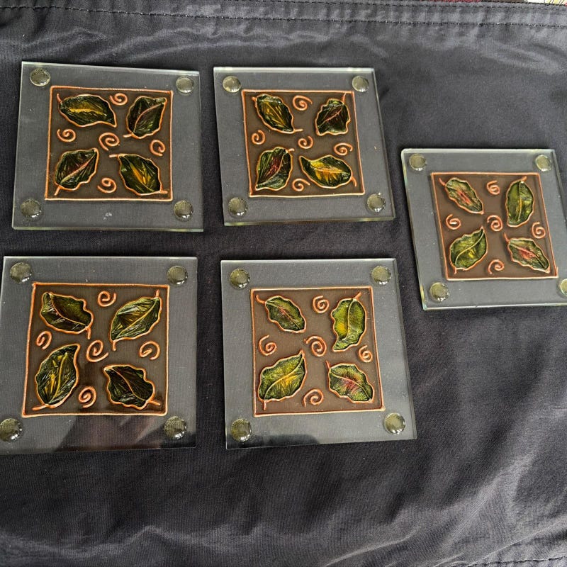 Fused Glass Trivet - Etsy